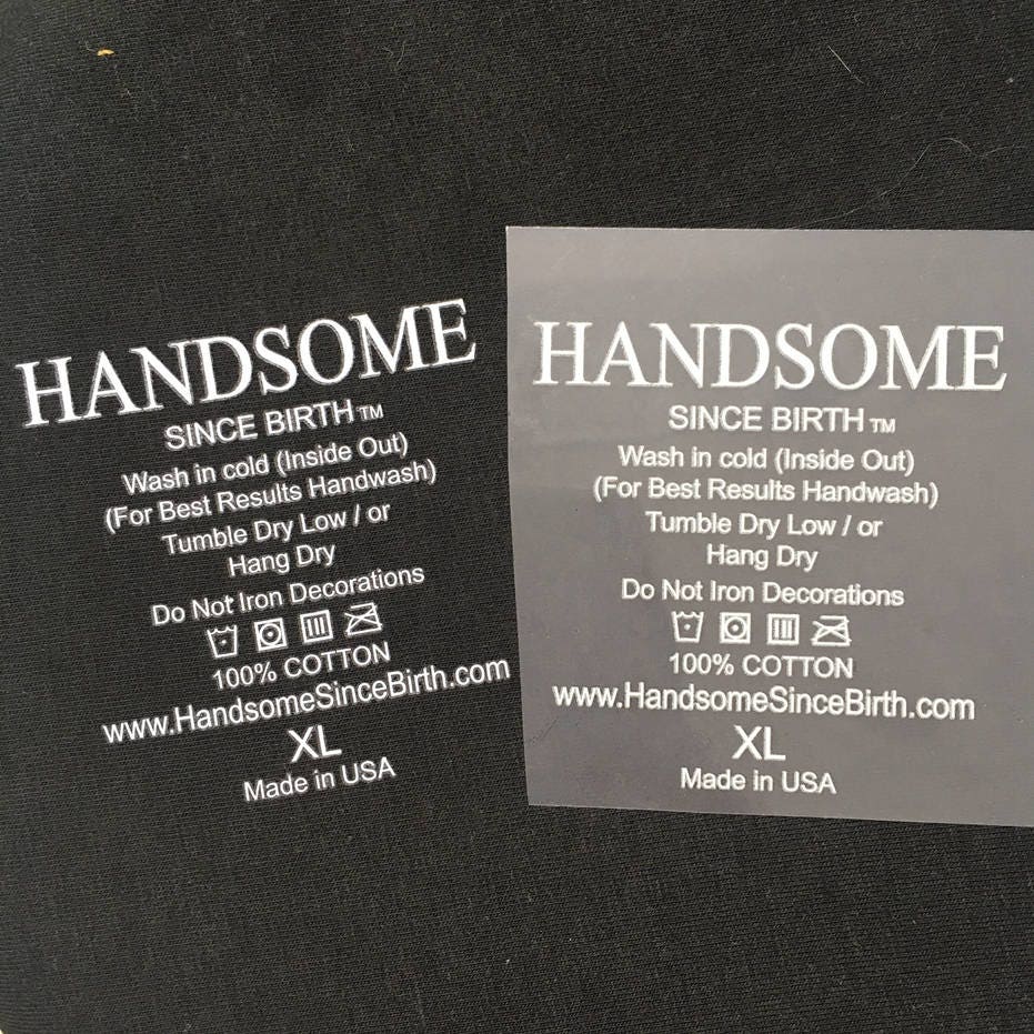 Tagless Clothing Labels,tagless Labels, Iron on Printed Labels, Custom ...