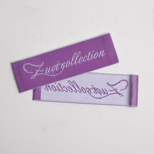 500 Woven Label Custom, Hem Labels, Inside Shirt Clothing Garment ...