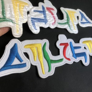 100 Full Color Patch, Handmade Iron on Patch, Custom Embroidered Patch ...