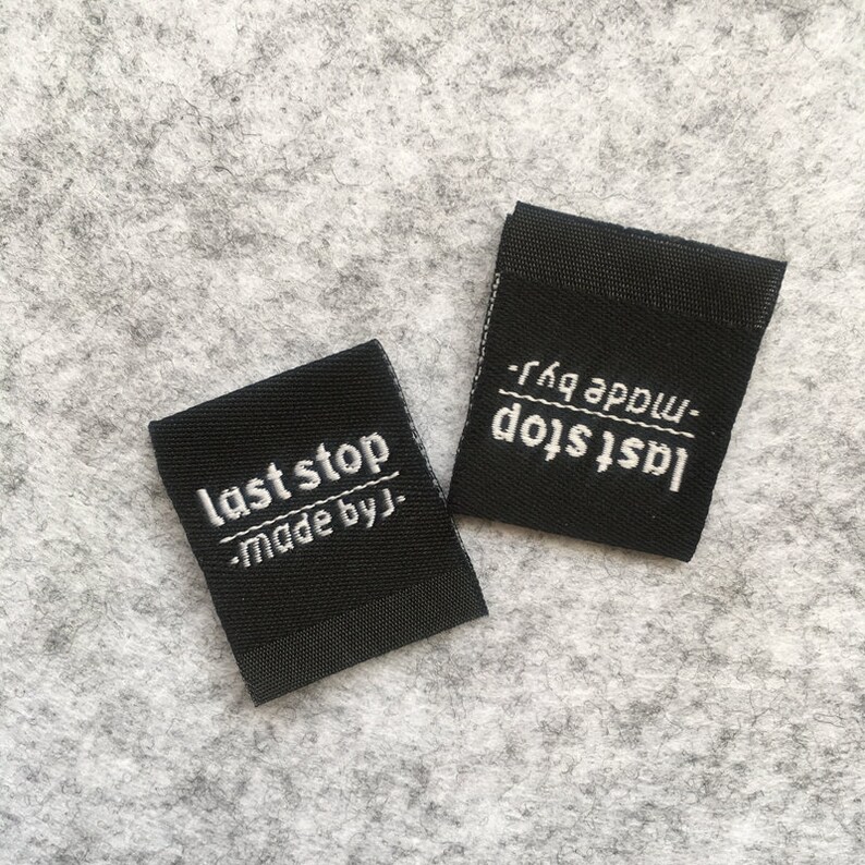 500 Custom Woven Label Hem Tag Sewing Labels Clothing Label - Etsy