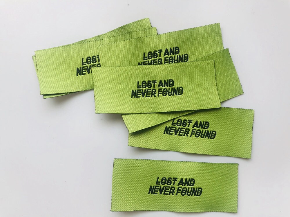 500 Custom Woven Label Hem Tag Sewing Labels Clothing Label - Etsy