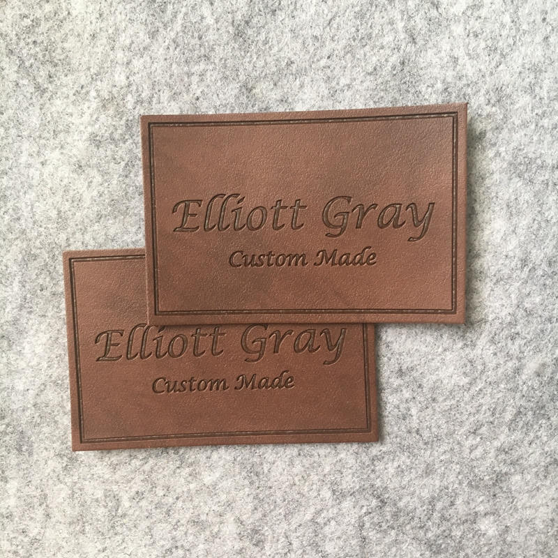 200 Personalized Leather Label Custom Embossed Leather Patch - Etsy