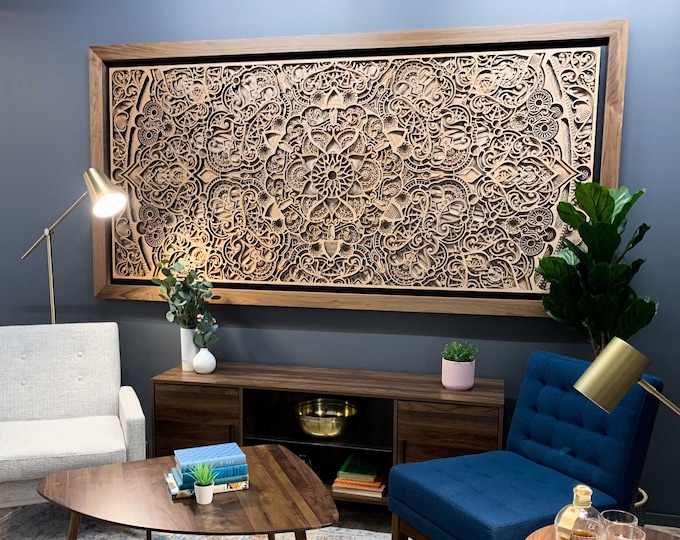 Alleviation 96x48 Large Scale Artwork Wooden Wall Art - Etsy