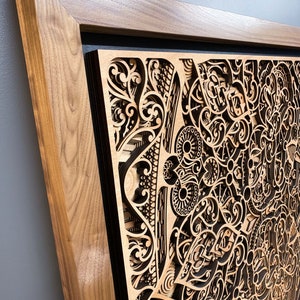 Alleviation ~96x48" Large Scale Artwork Wooden Wall Art - Etsy