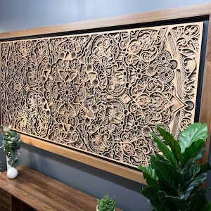 Alleviation ~96x48" Large Scale Artwork Wooden Wall Art - Etsy