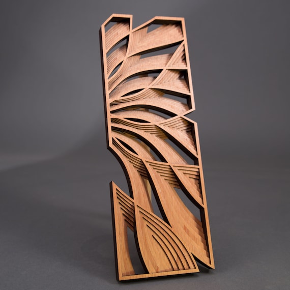 Flow 16 X 6 Wooden Wall Art - Etsy Canada