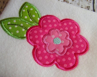 Embroidery Design Single Flower Machine Embroidery Applique - Etsy