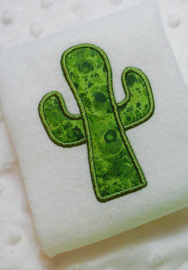 Applique Cactus Succulent Cacti Machine Embroidery Instant - Etsy