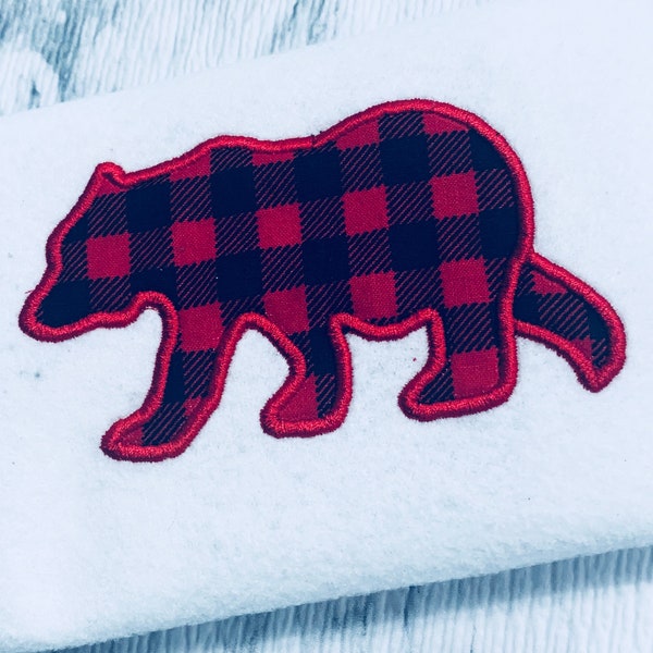 Applique Bear - Etsy