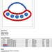 Applique Spaceship Machine Embroidery Instant Download Design, Space ...