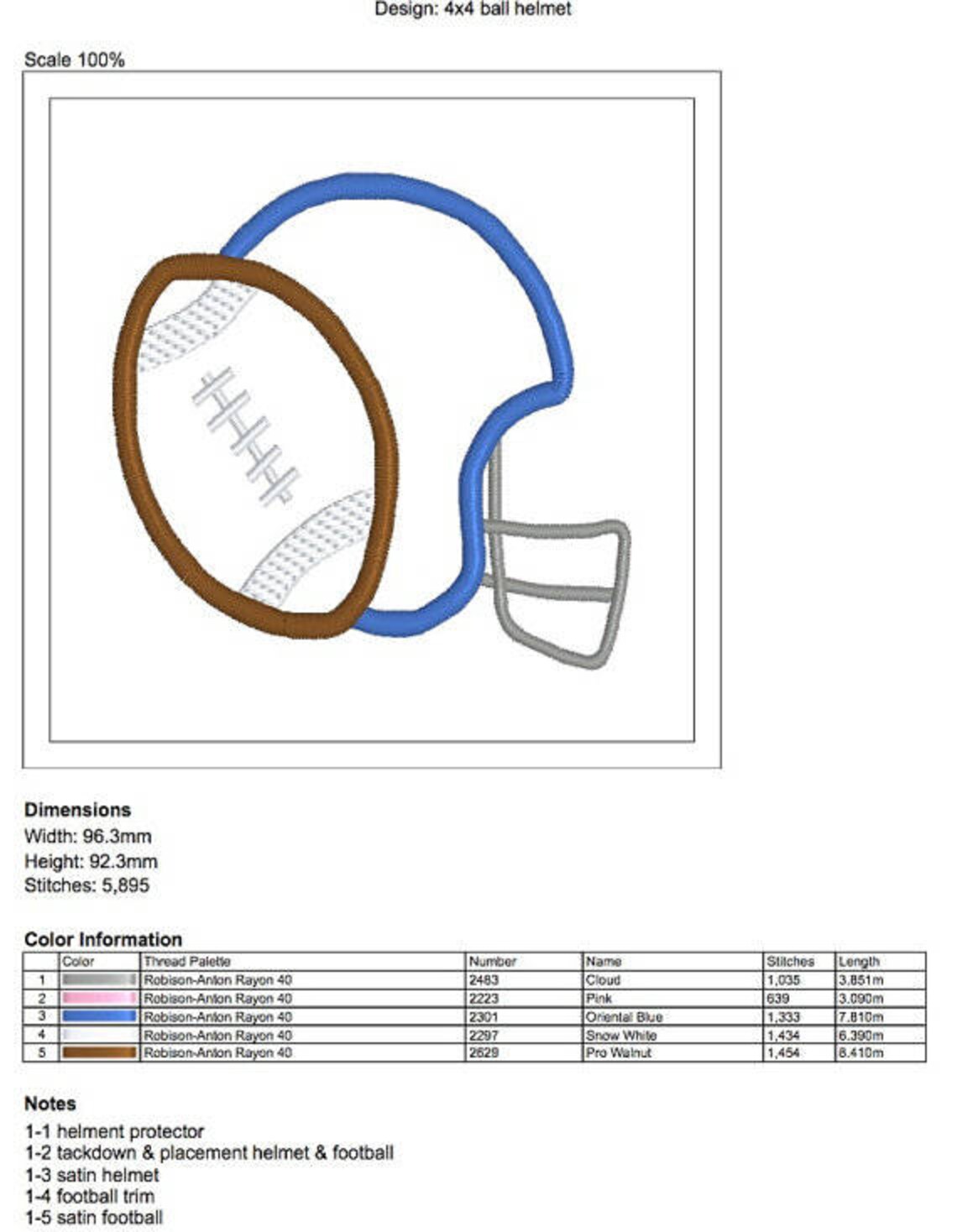Applique Football Helmet, Machine Embroidery Design, Football Helmet ...