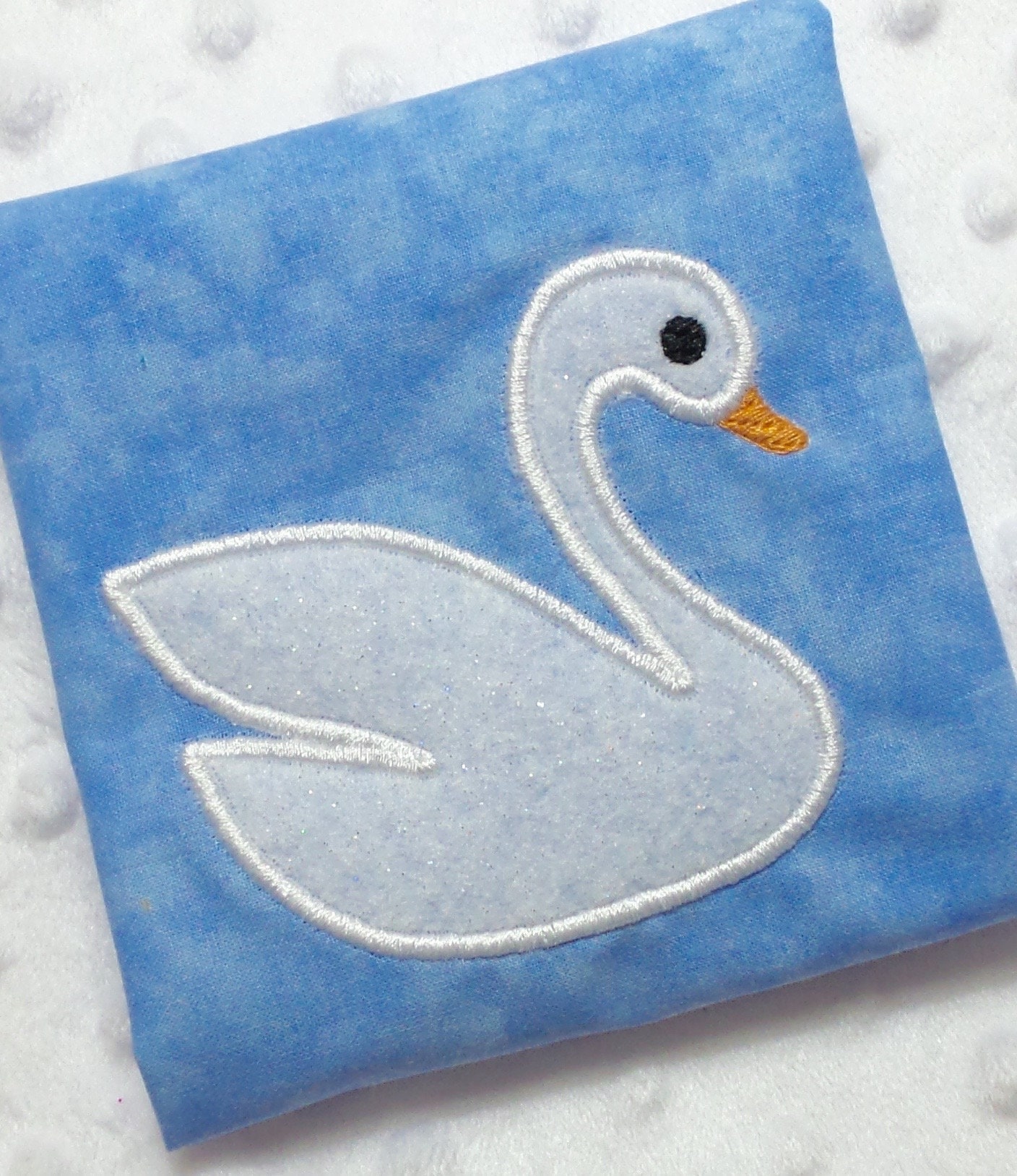 Applique Swan Machine Embroidery Instant Download Digital | Etsy