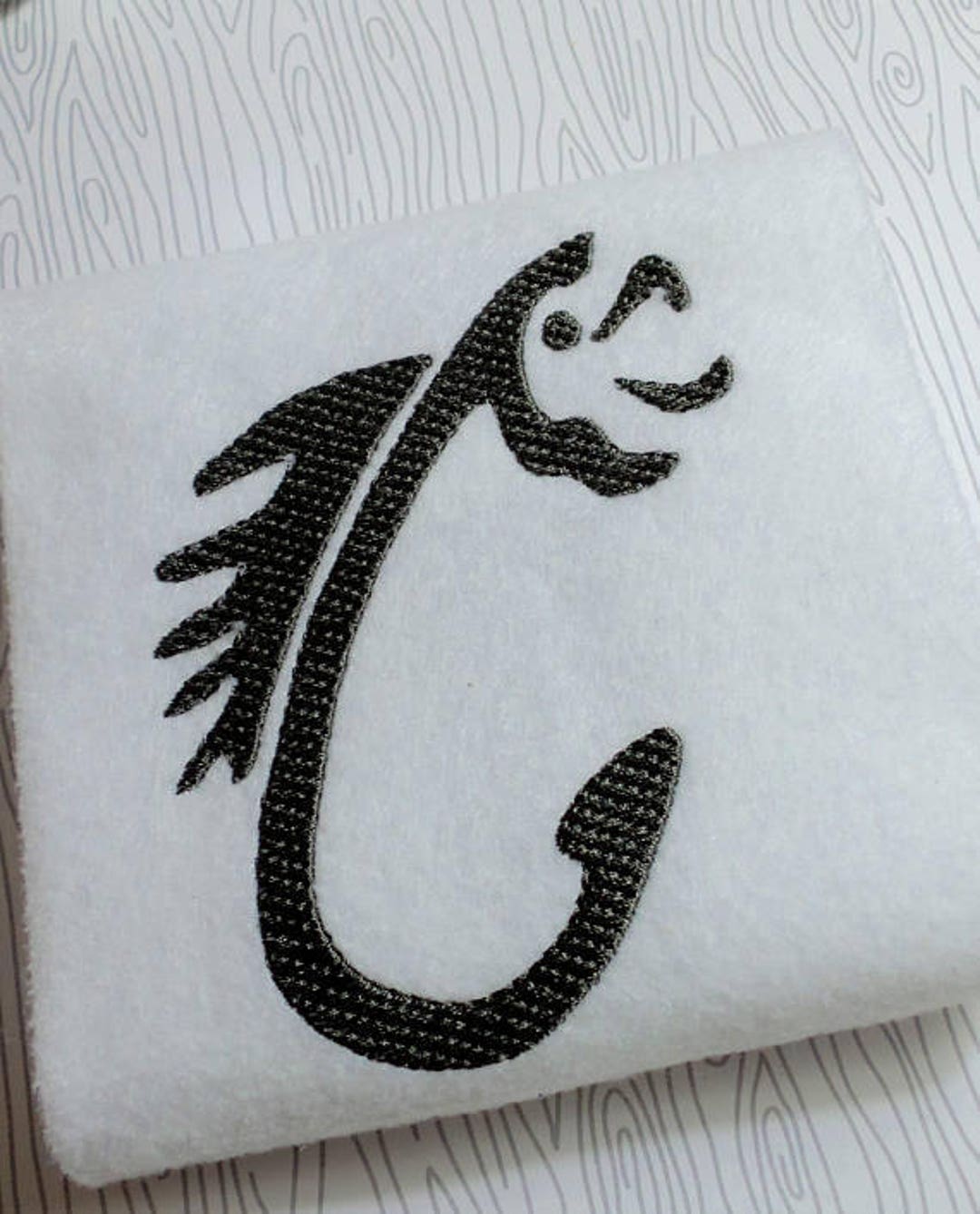 Embroidery Fish Hook Machine Embroidery Design, Fish Tale Hook, Fish ...