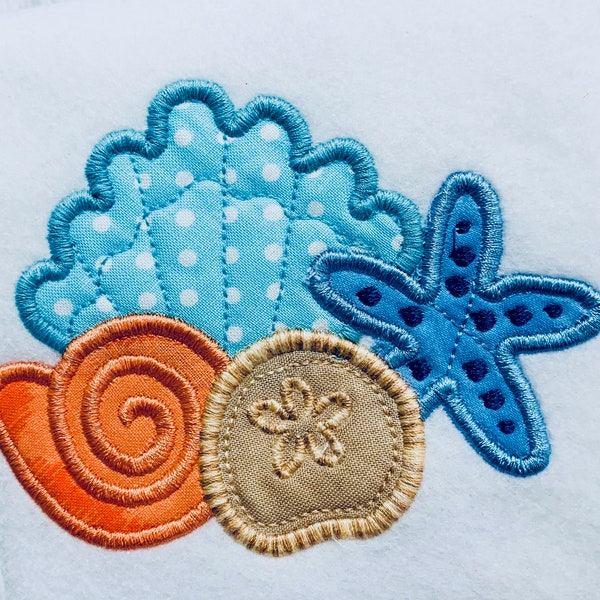 Sea Shells Machine Embroidery - Etsy