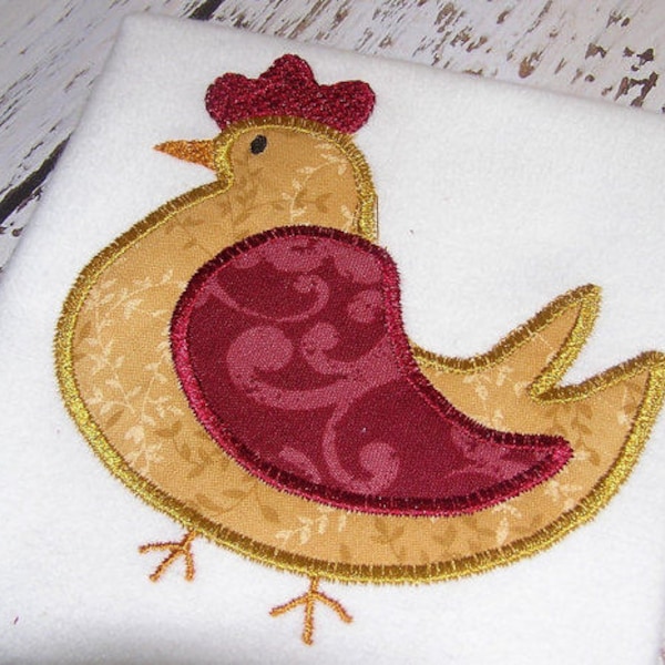 Hen Embroidery - Etsy