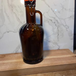 New German Beer Growler 2 Liter Glass Moonshine Jug - Etsy