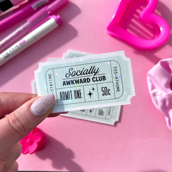 Awkward Sticker - Etsy