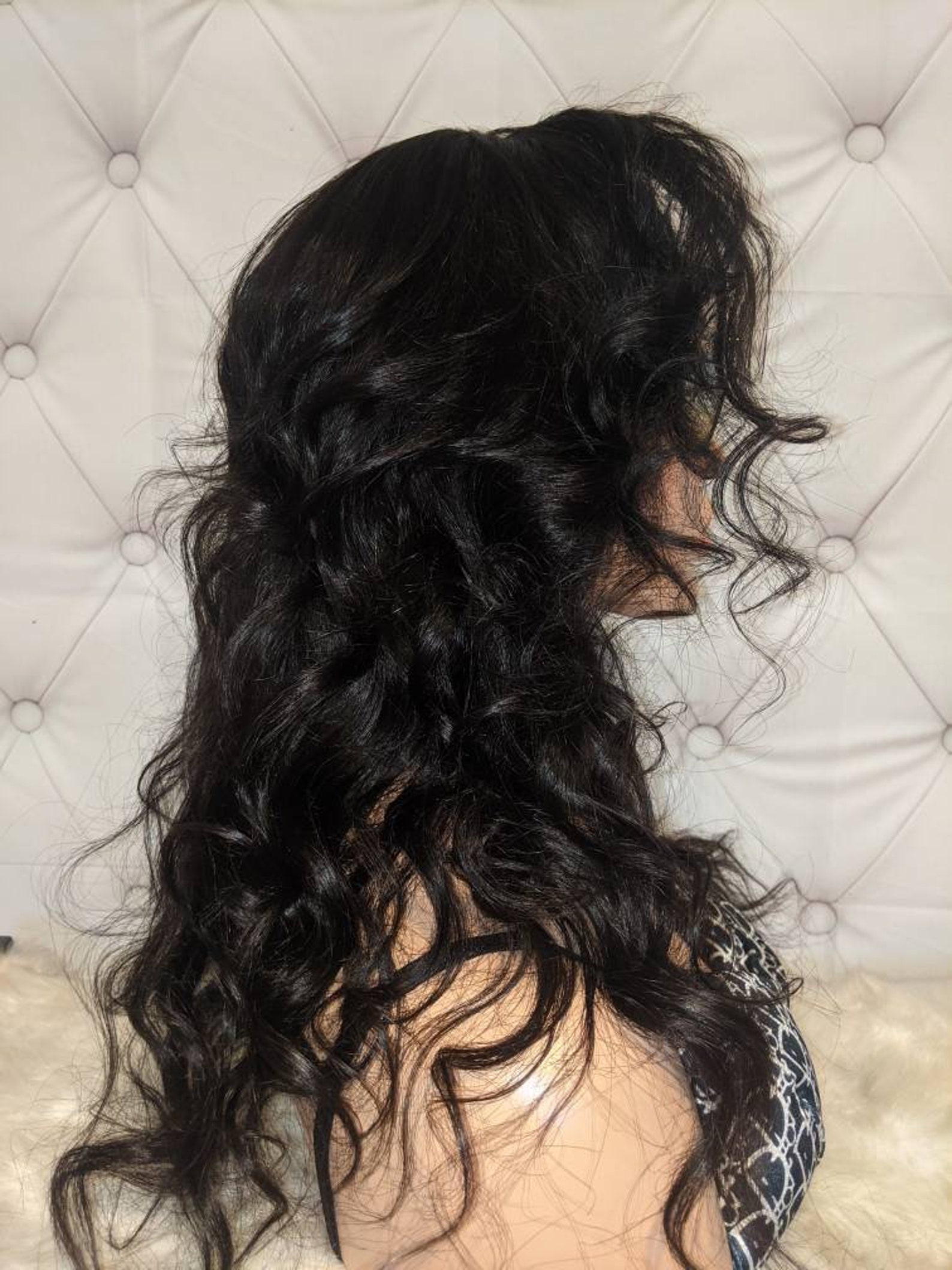 HD high Definition 18 Naturalwave GLUELESS LACE Front Indian Human Hair ...