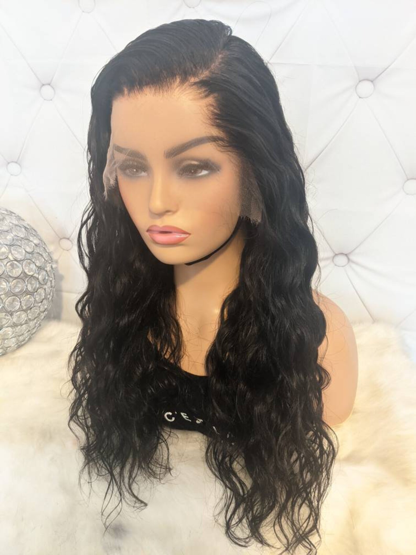 HD high Definition 18 Naturalwave GLUELESS LACE Front Indian Human Hair ...