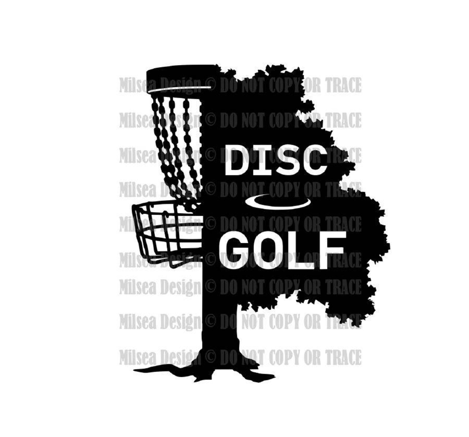 Disc Golf Tree, Disc Golf, Disc Golf SVG, Svg, DXF, Eps, Dxf, Png ...