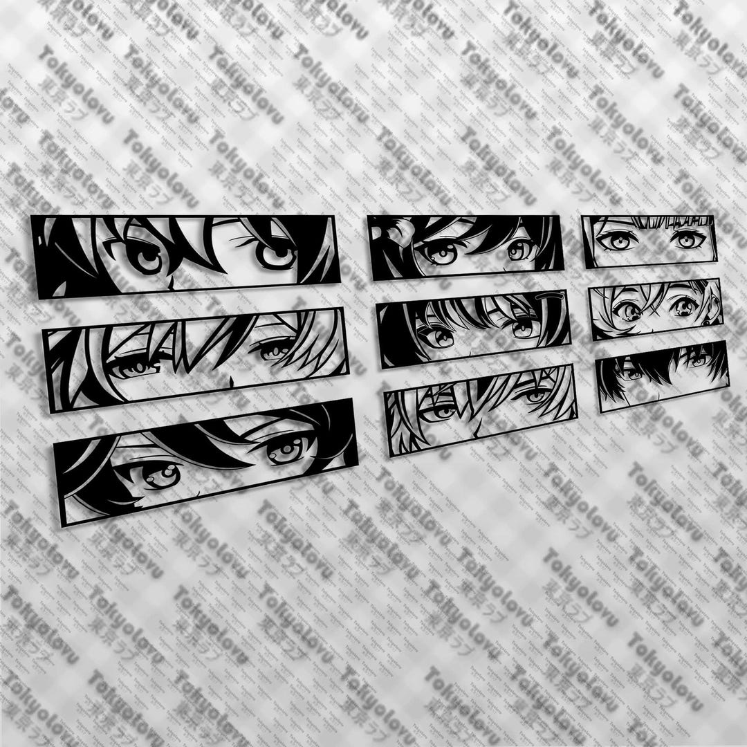 Gatcha Protag Slap Decal | Vinyl Cut Decal | Decals for Car, Laptop ...