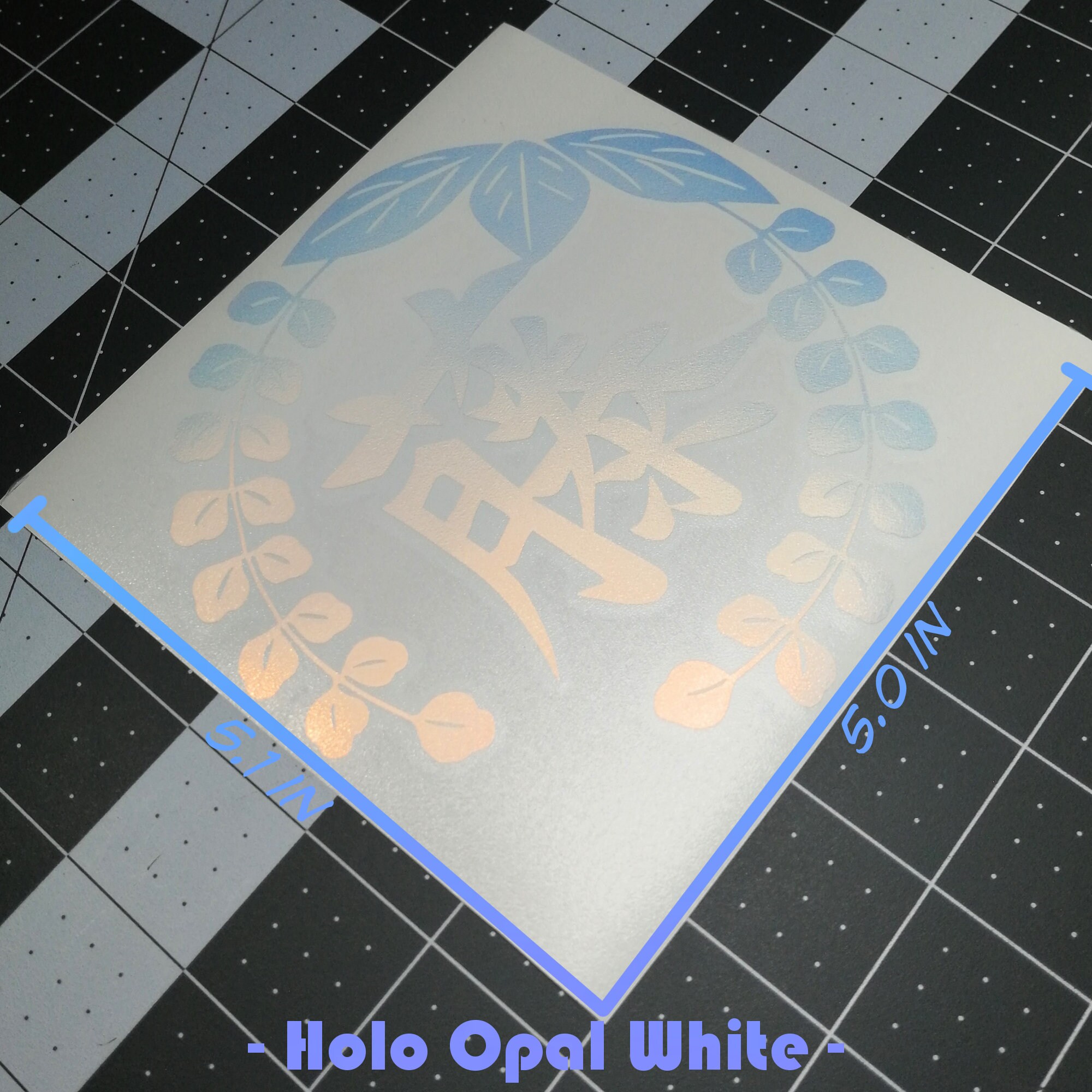 Wisteria Emblem Vinyl Cut Decal - Etsy