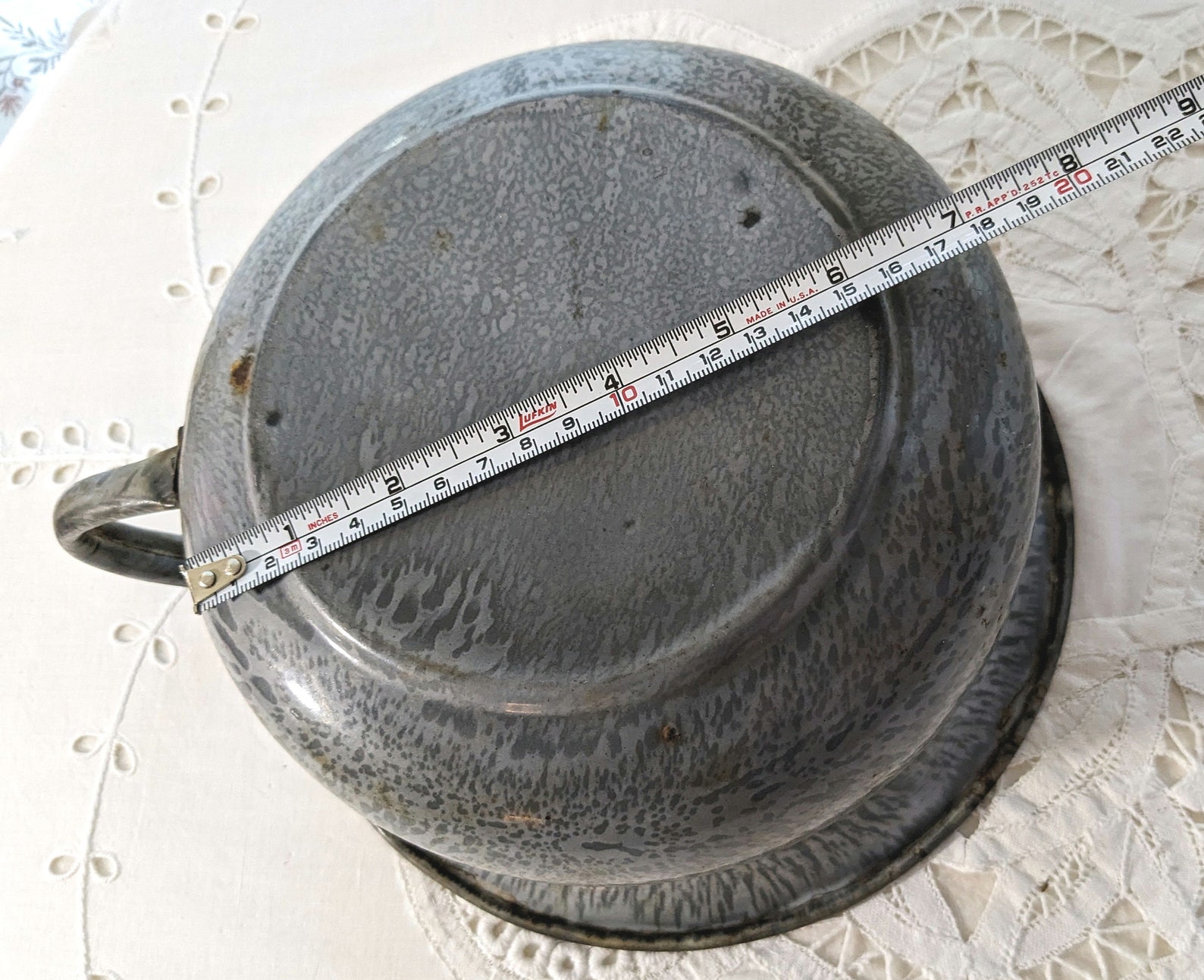 Vintage Graniteware Single Handle Pot (large) - Etsy