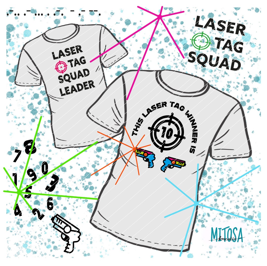 Plotter File LASER TAG Birthday Party Dxf / Svg / Jpeg Birthday Plots ...