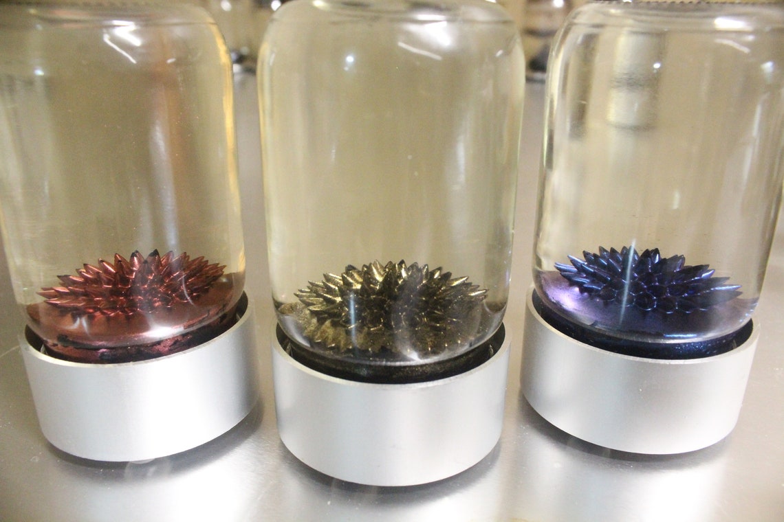 SPIKE Ferrofluid Magnetic Display in Black Red Blue or Gold - Etsy