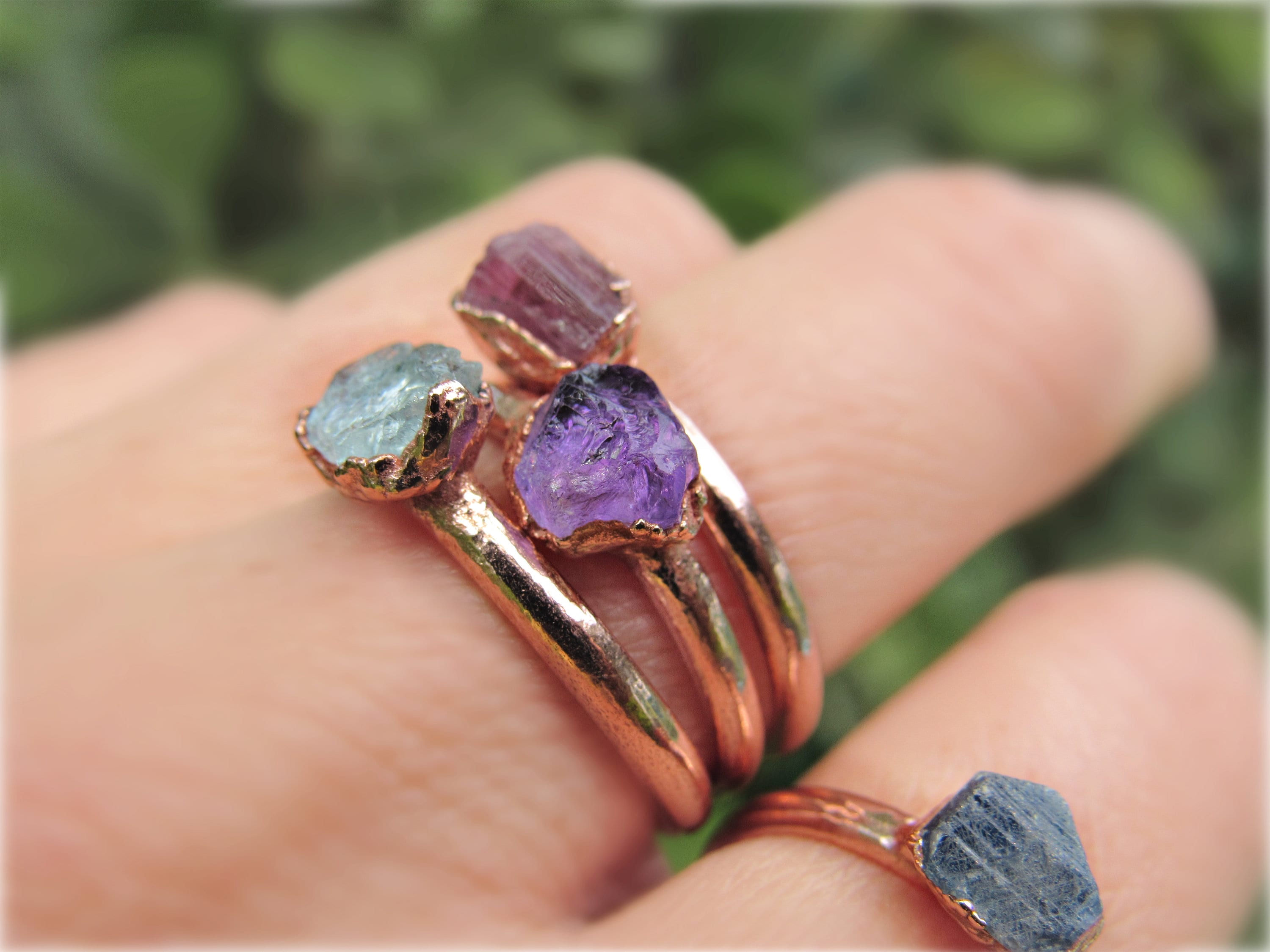 Birthstone Stacking Ring Custom Stacking Ring Push Present | Etsy