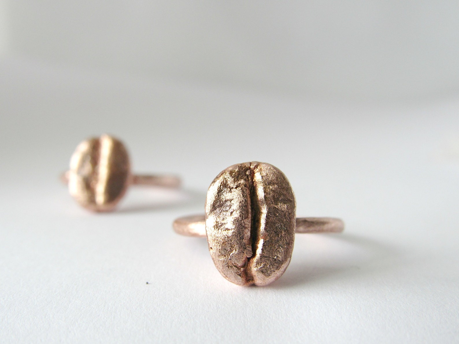 Coffee Bean Ring Coffee Lover Gift Coffee Ring Coffee Bean - Etsy