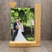 Personalized Wood Acrylic Desktop Picture Frame With Photo Printing 4x6 ...