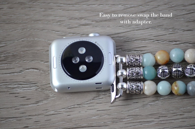 Handmade Apple Watch Gemstone Personalized Band 38mm 40mm 42mm | Etsy