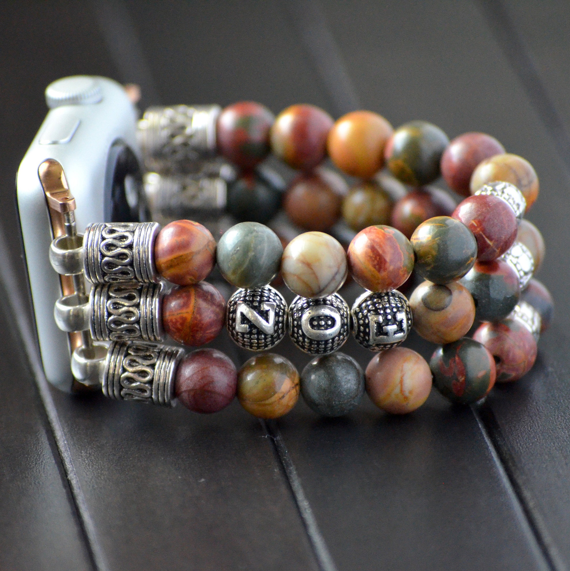 Handmade Apple Watch Gemstone Personalized Band 38mm 40mm 42mm | Etsy