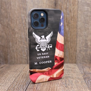 Personalized Military & Veteran Phone Case for iPhone 15 14 13 Pro Max ...