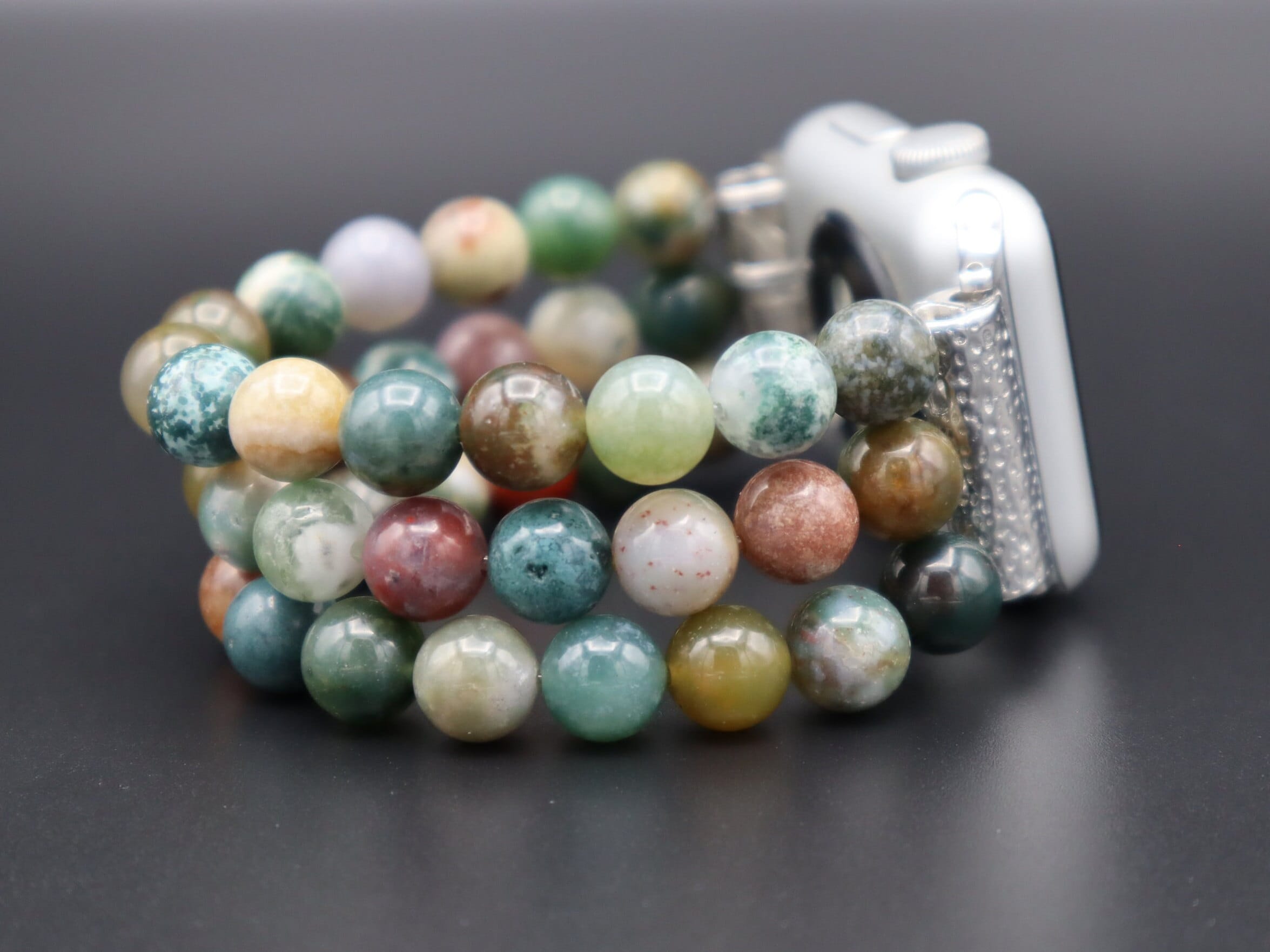 Handmade Apple Watch Agate Gemstone Personalized Band for 38mm 40mm ...