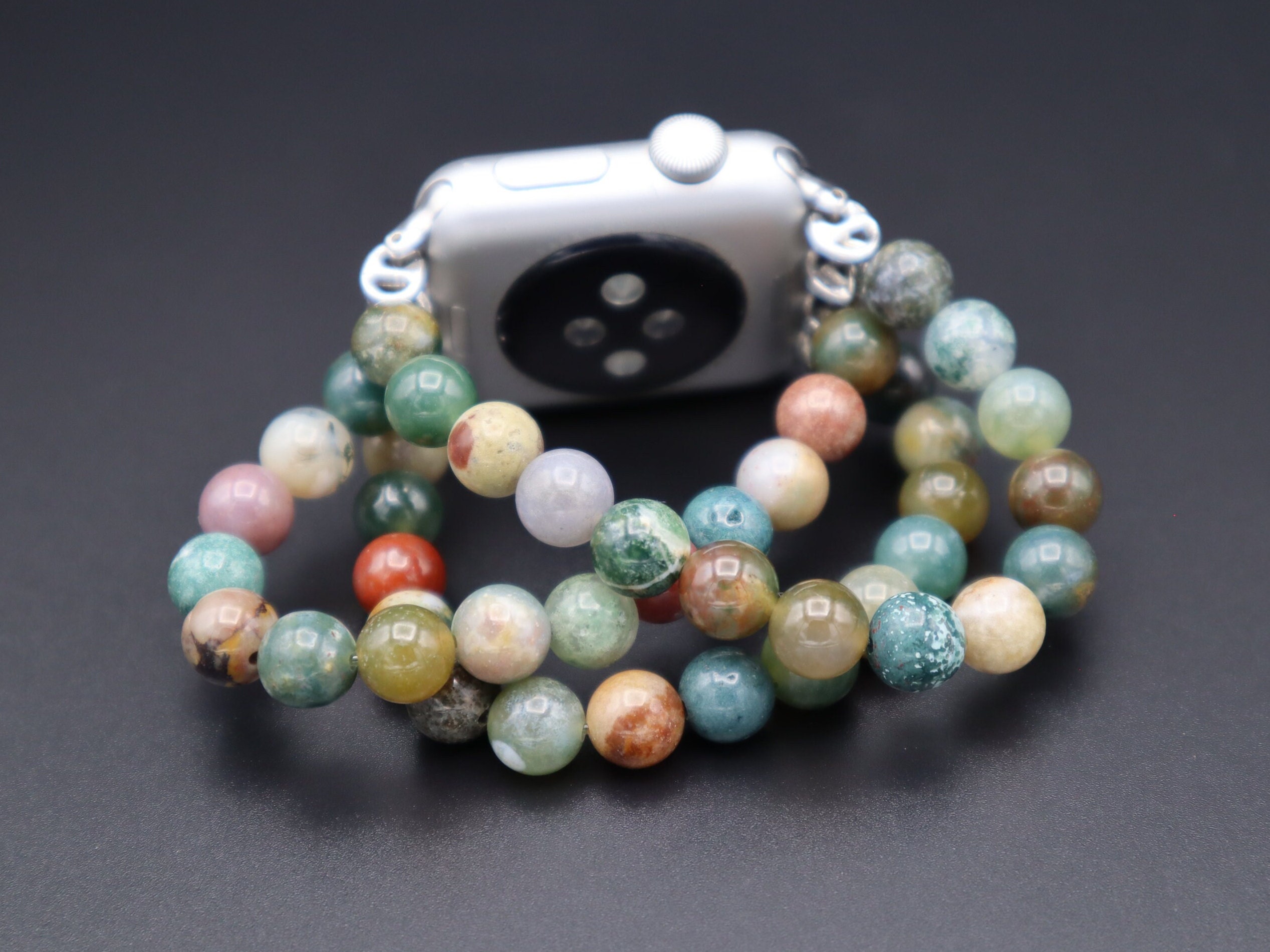 Handmade Apple Watch Agate Gemstone Personalized Band for 38mm | Etsy