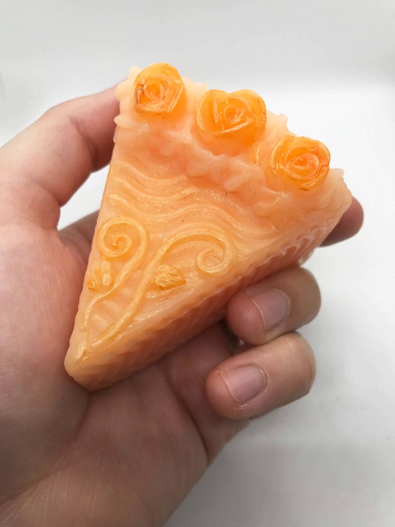 Novelty Orange Cake Soap Food Soap Soap Art Bath and | Etsy