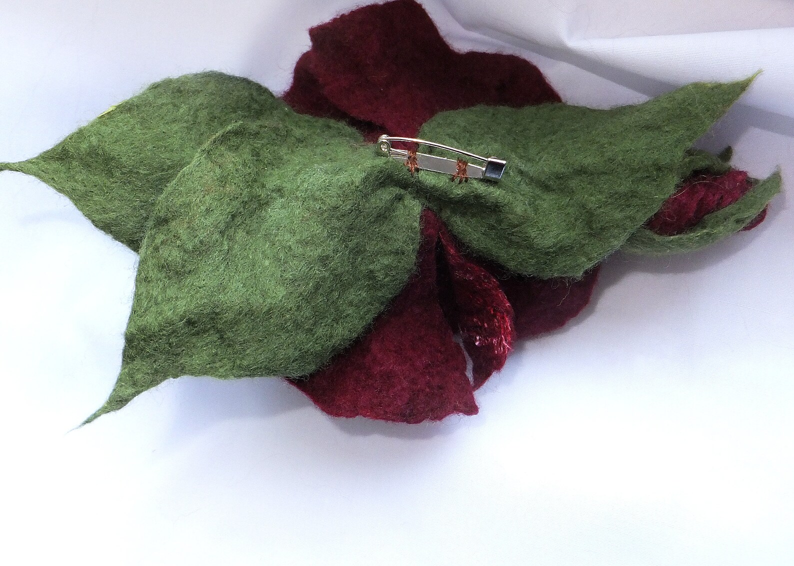 Large Brooches Burgundy Rose Brooch Womens Felt Brooch Wool - Etsy