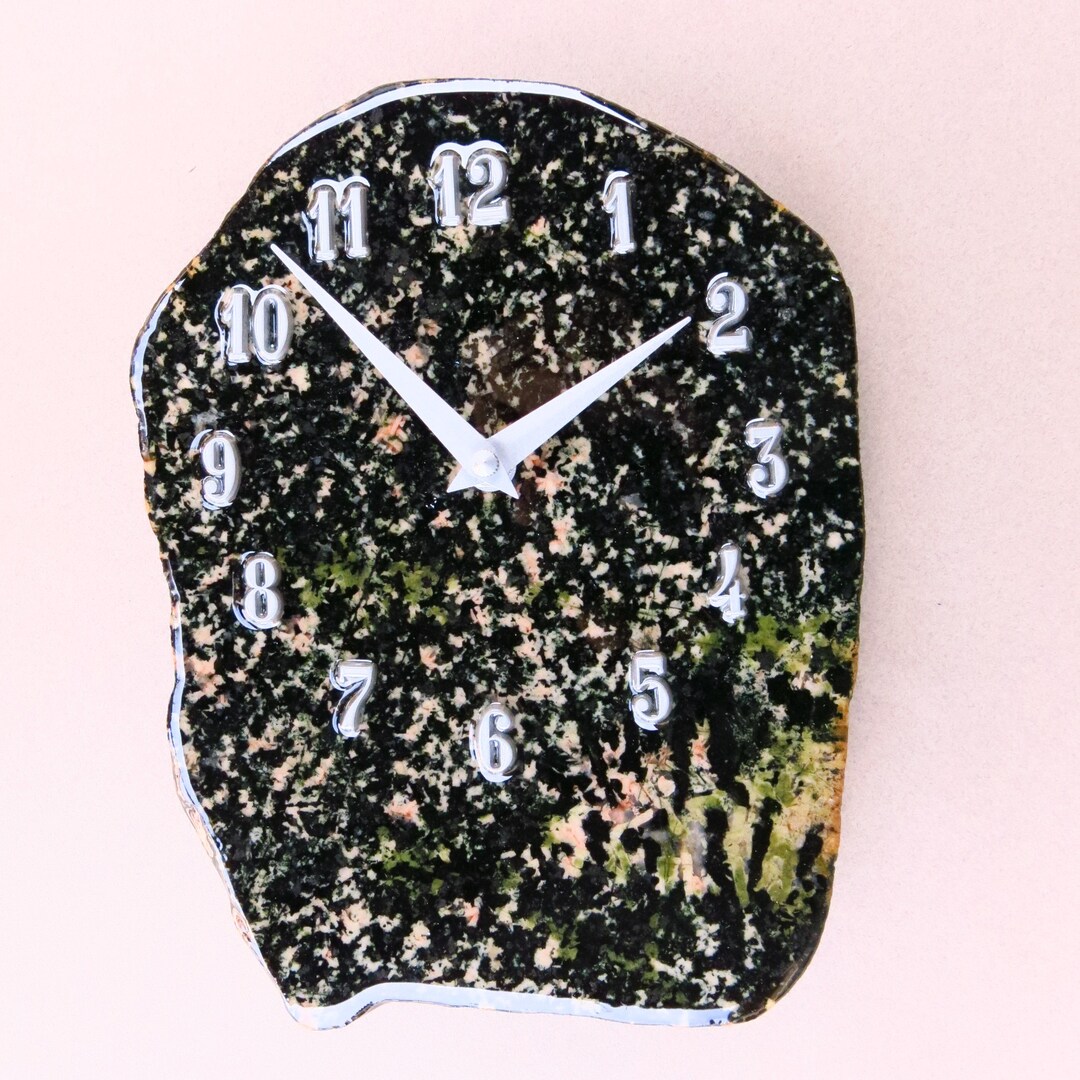 Natural Stone Wall Clock, Enticing, Decorative, Accessory, Eye-catching ...