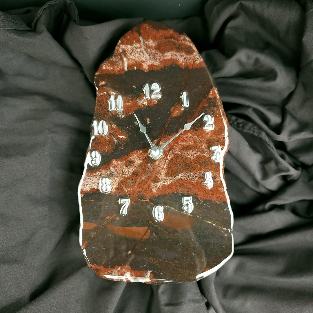 Jasper Stone Wall Clock, Enticing, Decorative, Special, Eye-catching ...
