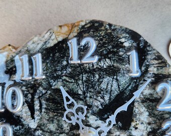 Gem Stone Wall Clock - Etsy