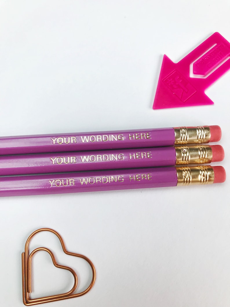 Personalised Pencils, Imprinted Pencil, Custom Made, Your Wording ...