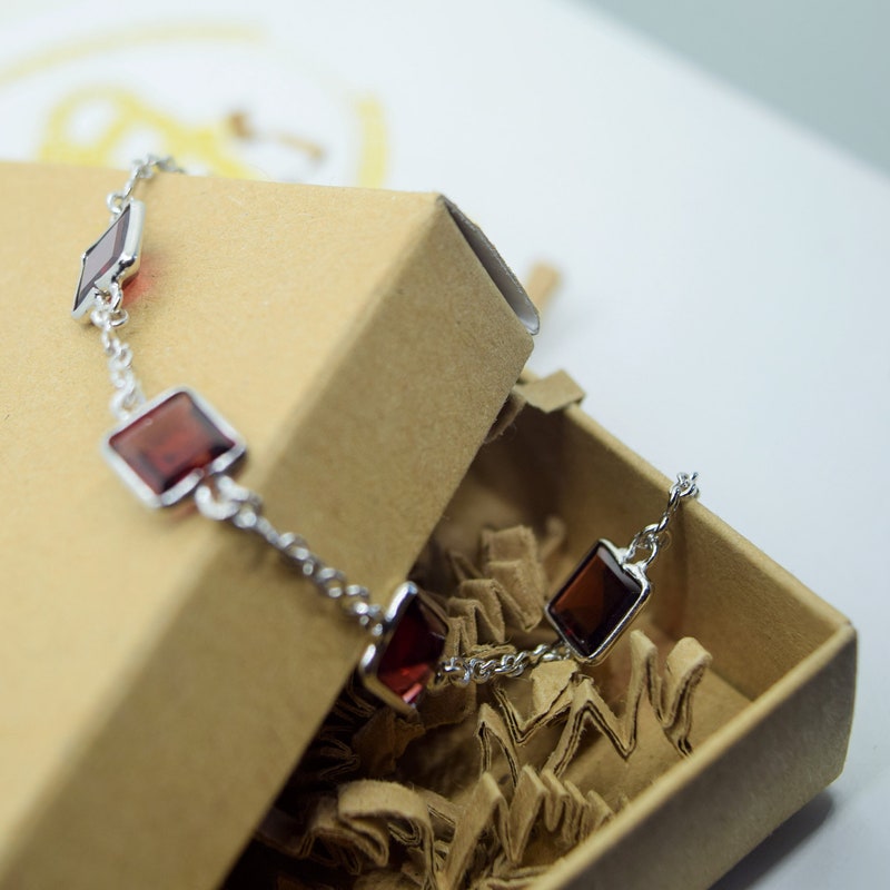 Garnet Jewelry - Etsy