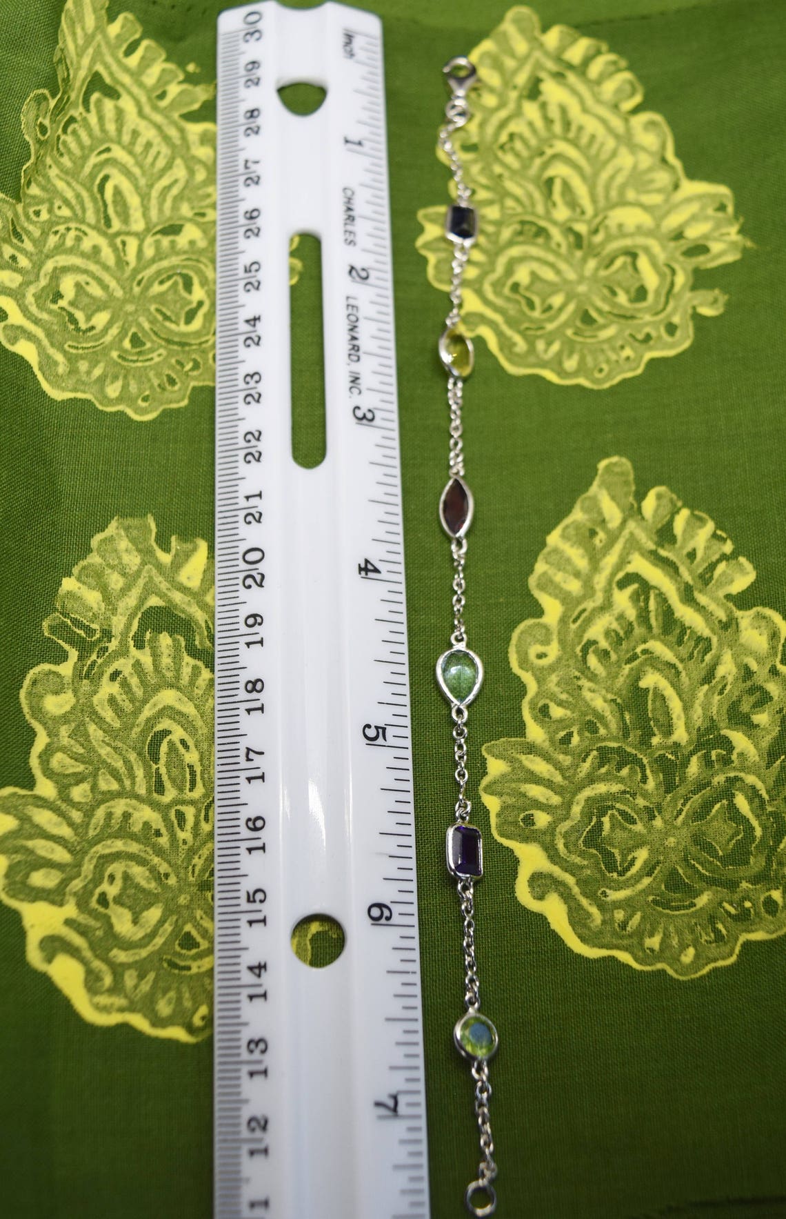 Pulsera de piedra semipreciosa de 6 pluones múltiples - Etsy México