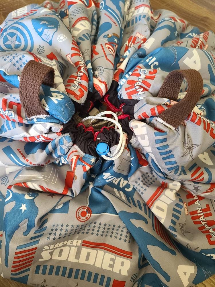 57 Inch Custom Drawstring Swoop Lego Bag, Toy Organization, Lego ...