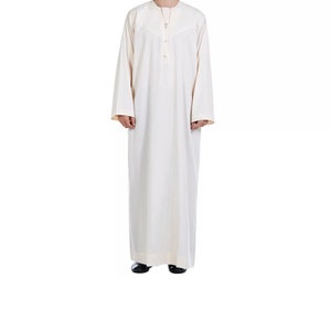 Men Arabic Islamic Clothing Men Jalabiya Jubba Disdash Kaftan Muslim ...