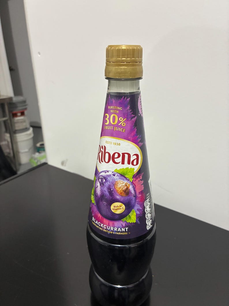 Ribena Blackcurrant Juice 850ml - Etsy UK
