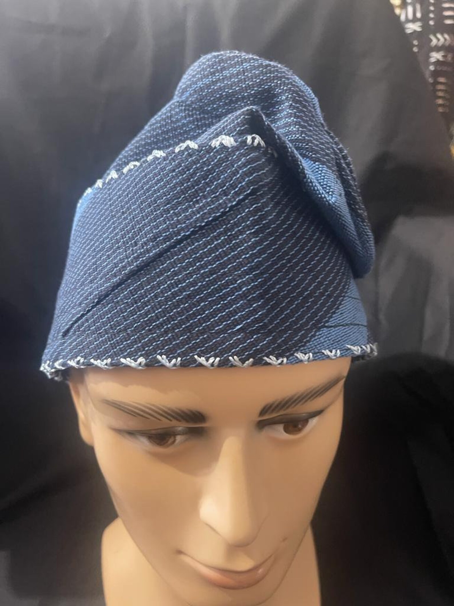 African Men Hat, Aso Oke Hat, Kufi Hat , Agbada Hat, Yoruba Fila ...