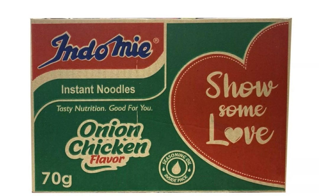 Indomie Noodles Box onion Chicken and Chicken Flavor - Etsy